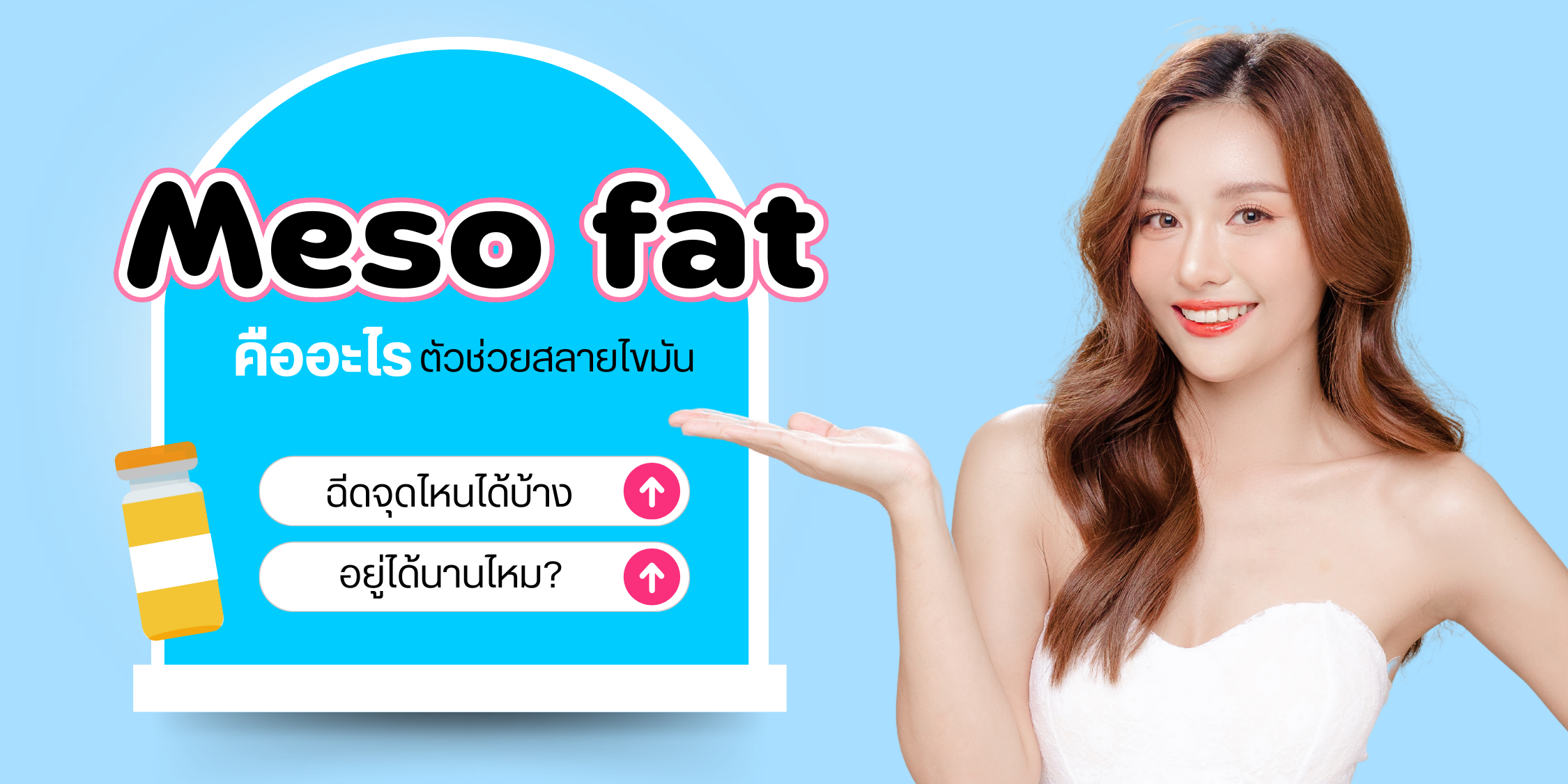 Meso fat คืออะไร ตัวช่วยสลายไขมัน ฉีดจุดไหนได้บ้าง อยู่ได้นานไหม?